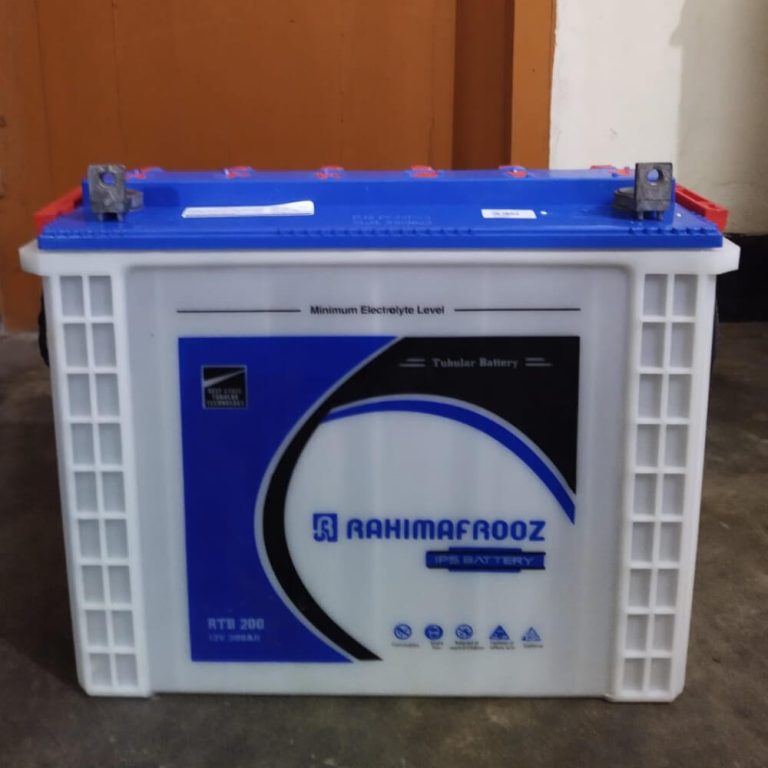 Rahimafrooz RTB 200 Tall Tubular Battery Best Price - Apt Power Systems